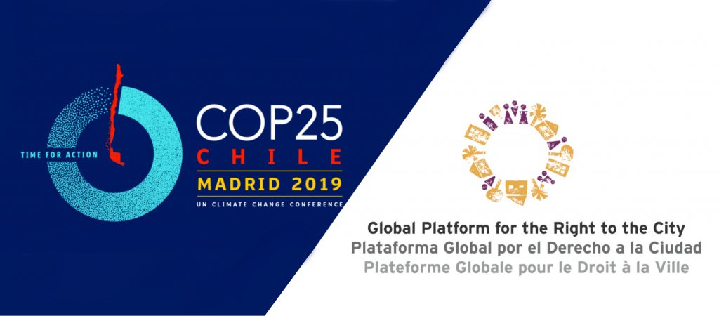 La PGDC en la COP25 - Right to the city