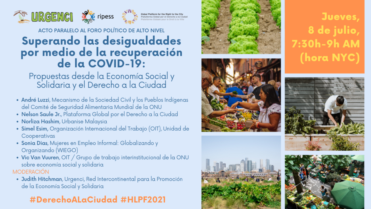 La PGDC en el Foro Político de Alto Nivel 2021 - Right to the city